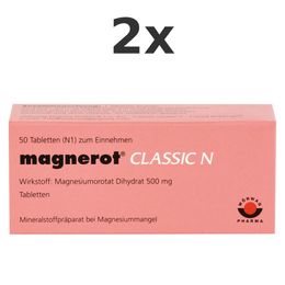 W&Ouml;RWAG PHARMA 2x Magnerot Classic N Tabletten 50 St