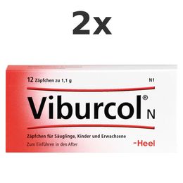 Heel 2x Viburcol N Kinder- und S&auml;uglings-Suppositorien Set 12 St