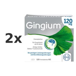 HEXAL&reg; Gingium 120 mg 2x120 St Doppelpackung