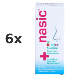 MCM KLOSTERFRAU Vertr. GmbH 6x Nasic f&uuml;r Kinder Nasenspray 10 ml