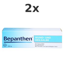 BAYER 2x Bepanthen Wund- und Heilsalbe 100 g