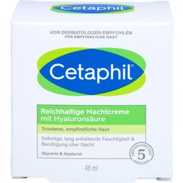 Galderma Cetaphil reichhaltige Nachtcreme mit Hyalurons&auml;ure 48 g