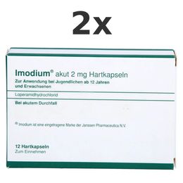 kohlpharma 2x Imodium akut Hartkapseln 12 St
