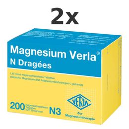 Verla-Pharm Arzneimittel GmbH & Co. KG 2x Magnesium Verla N Dragees 200 St