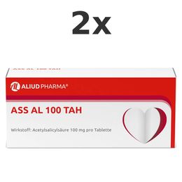 ALIUD 2x Ass Al 100 Tah bei erh&ouml;htem Herzinfarkt- und Schlaganfallrisiko 100 St