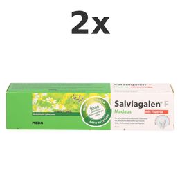 2x Salviagalen F Madaus Zahncreme 75 ml