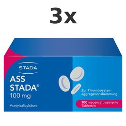 ASS STADA 100 mg magensaftresistente Tabletten (3x100 St)