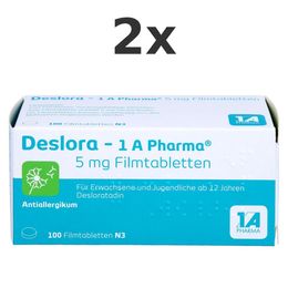 2x DESLORA-1A Pharma 5 mg Filmtabletten 100 St
