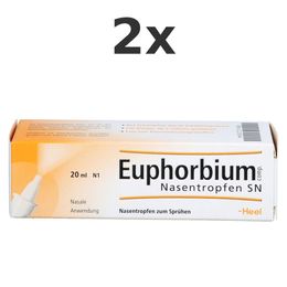 Heel 2x Euphorbium Compositum Nasentr.SN Nasendosierspray Set 20 ml