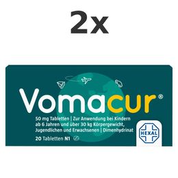 HEXAL&reg; 2x Vomacur Tabletten 20 St