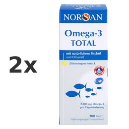2x Norsan Omega-3 Total fl&uuml;ssig 200 ml