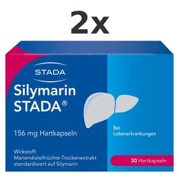 2x Silymarin STADA 156 mg Hartkapseln 30 St
