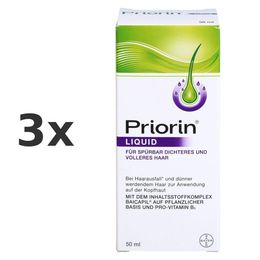 BAYER 3x Priorin Liquid Pumpl&ouml;sung 50 ml