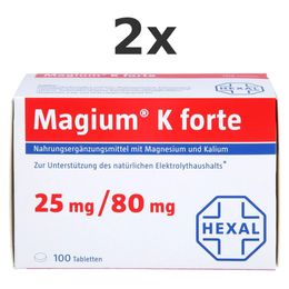 HEXAL&reg; 2x Magium K forte Tabletten 100 St