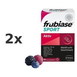 STADA 2x Frubiase Sport Waldfrucht Brausetabletten Set 20 St