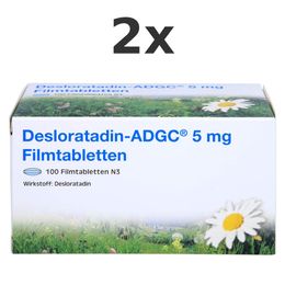 2x Desloratadin Adgc 5 mg Filmtabletten 100 St