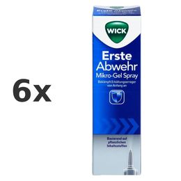 6x Wick Erste Abwehr Nasenspray Spr&uuml;hflasche 15 ml