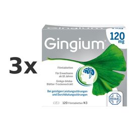 HEXAL&reg; Gingium 120 mg 3x120 St (3 Packungen)