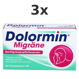 3x Dolormin Migr&auml;ne Filmtabletten 30 St