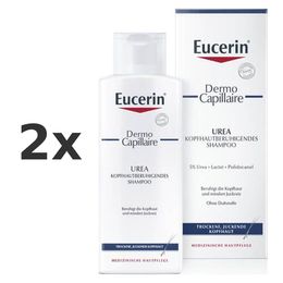 Beiersdorf AG 2x Eucerin DermoCapillaire kopfhautberuh.Urea Shampoo Set 250 ml