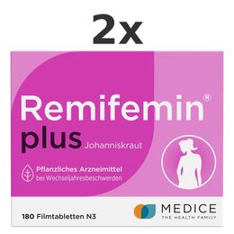 2x Remifemin plus Johanniskraut Filmtabletten 180 St