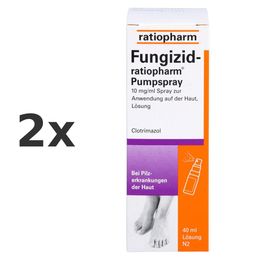 2x FUNGIZID-ratiopharm Pumpspray 40 ml