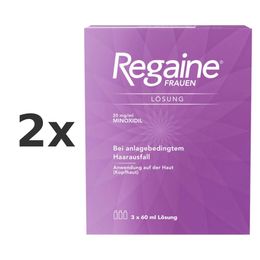 REGAINE Frauen L&ouml;sung mit 2% Minoxidil Doppelpackung (2x180ml) 360 ml