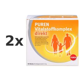 2x Puren Vitalstoffkomplex direkt Granulat 30 St