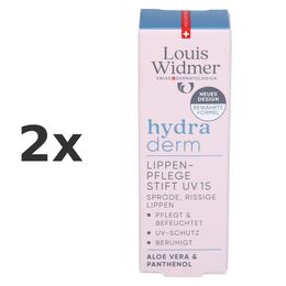 Louis Widmer 2x Widmer hydraderm Lippenpflegestift Uv 15 l.P. Set 4,5 ml