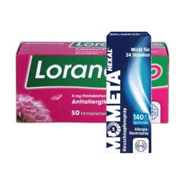 HEXAL&reg; Lorano Pro 5 mg Allergietabletten + MometaHEXAL Heuschnupfenspray 1 St