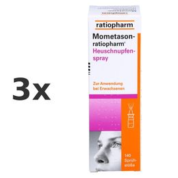 3x MOMETASON-ratiopharm Heuschnupfenspray 18 g