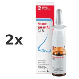ALIUD 2x Nasenspray Al 0,1% 10 ml