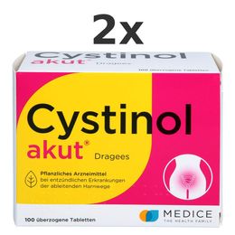 2x Cystinol akut Dragees 100 St