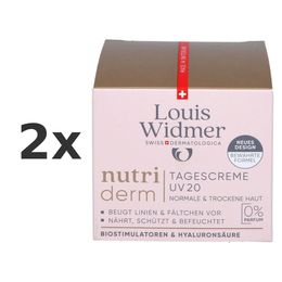 Louis Widmer 2x Widmer nutriderm Tagescreme Uv 20 o.P. Set 50 ml