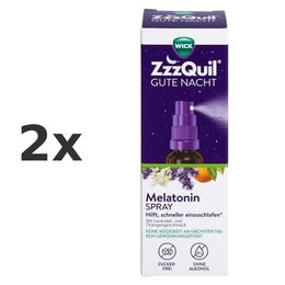 2x Wick ZzzQuil Gute Nacht Spray 1.5 St