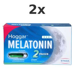 STADA 2x Hoggar Melatonin Duo Einschlaf-Kapseln 30 St