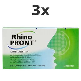 3x Rhinopront Kombi Tabletten 12 St
