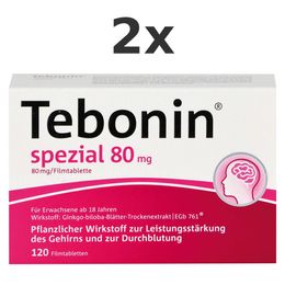 2x Tebonin spezial 80 mg Filmtabletten 120 St