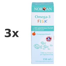 Norsan Omega-3 Fisk f.Kinder fl&uuml;ssig 150 ml