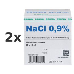 B.Braun 2x Kochsalzl&ouml;sung 0,9% Miniplasco connect 200 ml