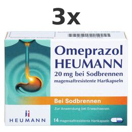 OmeprazolHEUMANN 20 mg bei Sodbrennen (3x 14St) 42 St
