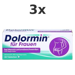 3x Dolormin f&uuml;r Frauen Tabletten 30 St