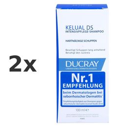 Pierre Fabre 2x Ducray Kelual Ds Anti-Schuppen-Shampoo 100 ml