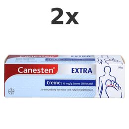 BAYER 2x Canesten Extra Creme 10 mg/g 50 g