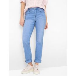 Brax Damen Five-Pocket-Hose Style MARY USED LIGHT BLUE, denim hellblau, Gr. 36