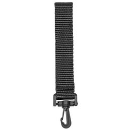 HEIM Koppelschlaufe mit Haken schwarz 10 cm