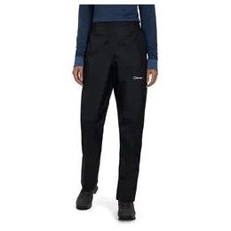 Regenhose Berghaus "DELUGE PRO 2.0 RAIN-PANT", Damen, Gr. M (38), L&auml;nge 31, schwarz (schwarz, schwarz 31), Obermaterial: 100% Polyamid. Futter: 100% Polyamid, Hosen Regenhose, aus Hydroshell 2L-Material, wasserdicht, atmungsaktiv