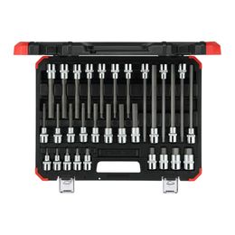Gedore Bit-Satz, Schraubendreher-Einsatz-Set f&uuml;r Innensechskant-Schrauben, Schraubenzieher-Bits, Werkzeug, R68003030 ; Gedore RED (3301573)