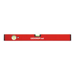 Gedore RED Wasserwaage, 300 mm lang, mit Vertikal- und Horizontal-Libelle, Messgenauigkeit +/- 0,5 mm/m, R94100051 (3301422)