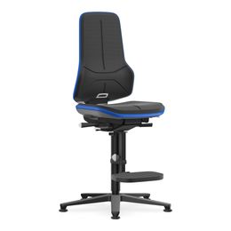 bimos Hochstuhl Neon Skintec Flexband blau Sitz 590-870 mm Permanentkontakt (9561-4000-3277)